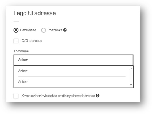 Meld adresseendring til oss når du skal flytte