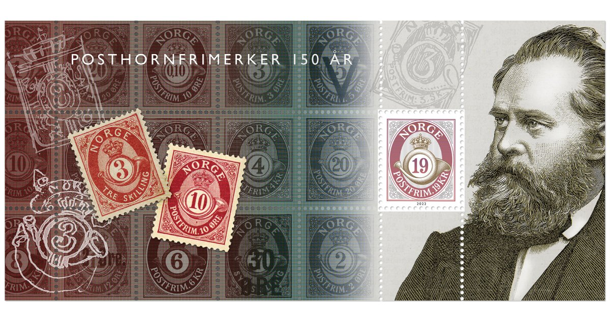 1. oktober 2022 Posthornfrimerker 150 år