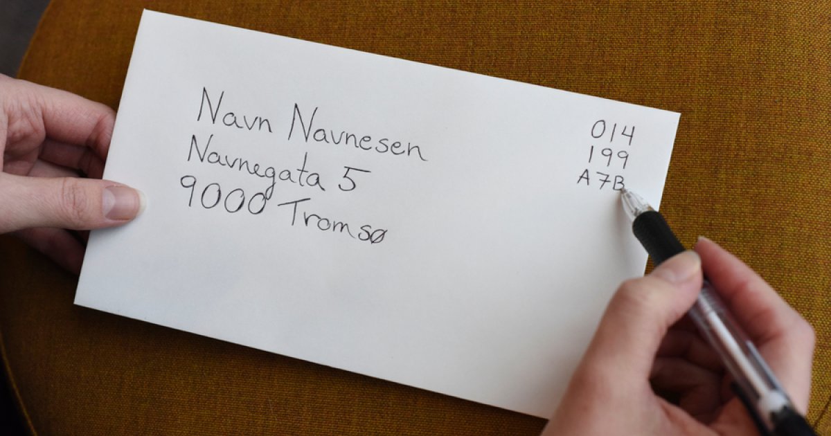 Sende brev i Norge