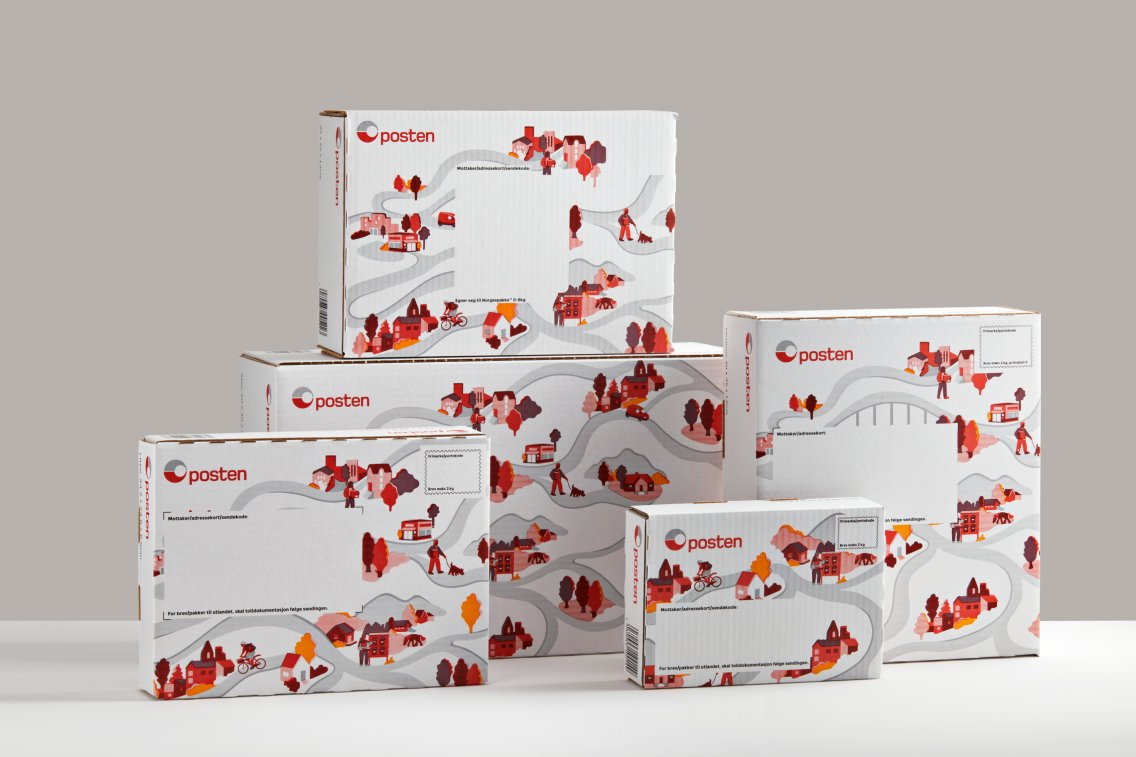 Sende en pakke i Norge opptil 35 kg – bruk Norgespakke™ stor